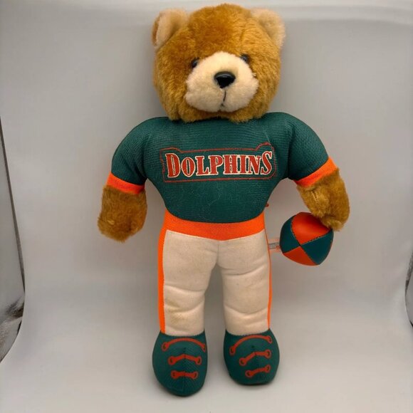 NFL | Toys | Vintage Miami Dolphins Retro Logo Football Player 1 Plush ...